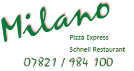 Milano Pizza Express - Speisekarte